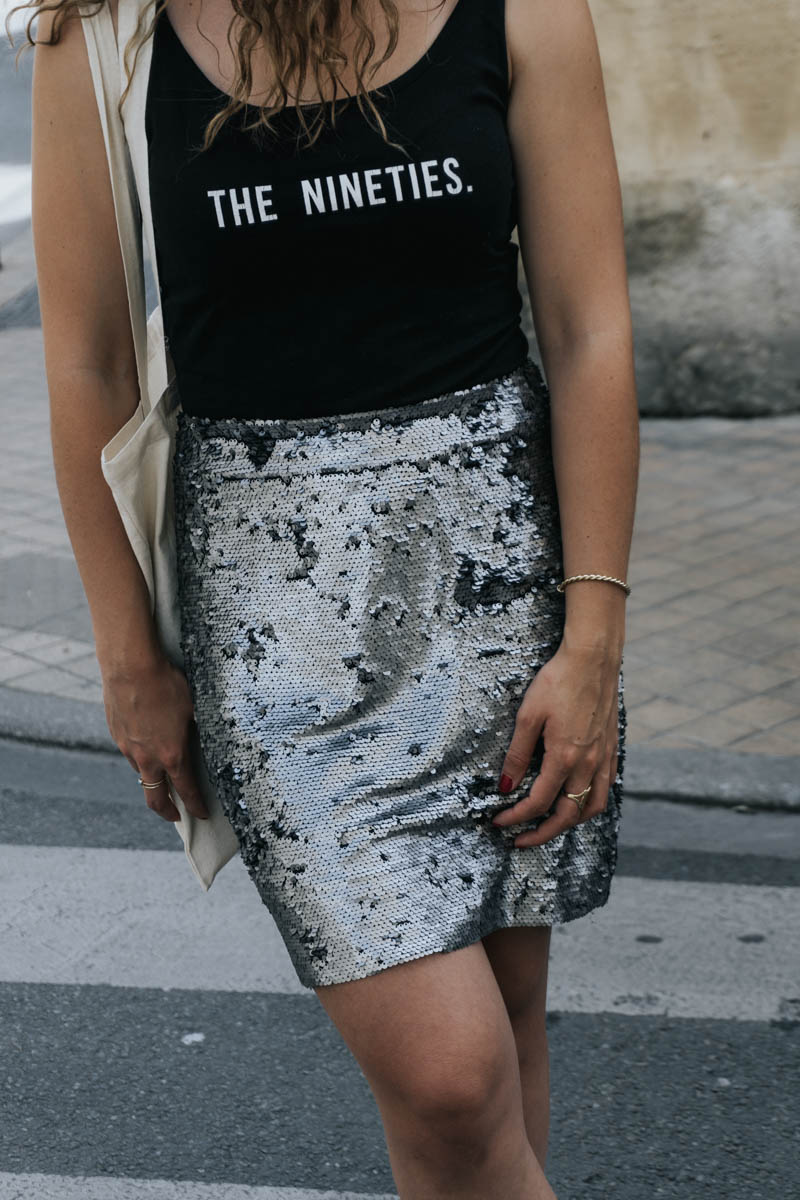 Comment porter la jupe à sequins ? | Blog mode Paris & Bordeaux