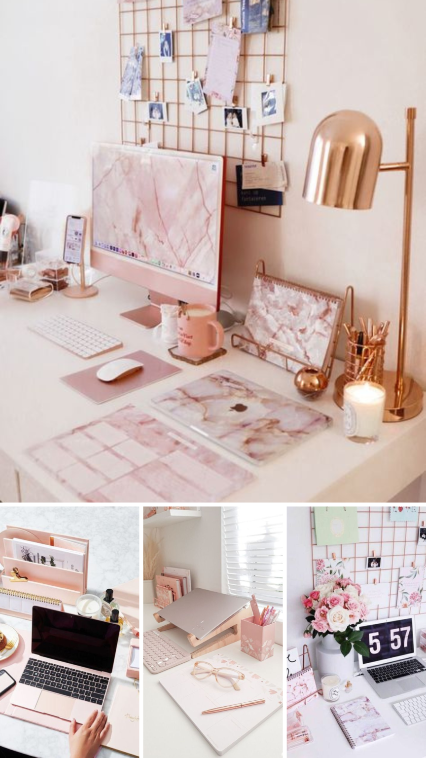 Bureau Rose : 11 Idées Déco et Inspirations - Chronique Bordelaise - Le ...